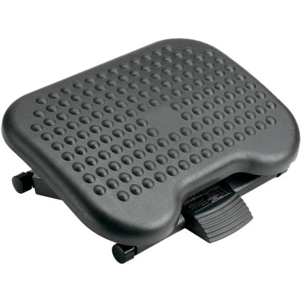 Height Adjustable Footrest - Ergonomic Under-Desk Support